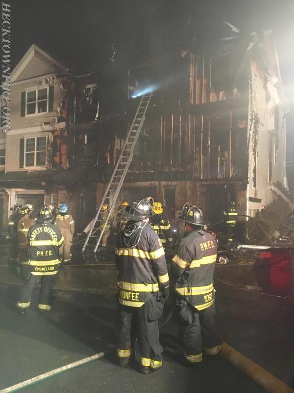 Townhouse Fire With Station 54 - Hecktown Volunteer Fire Company
